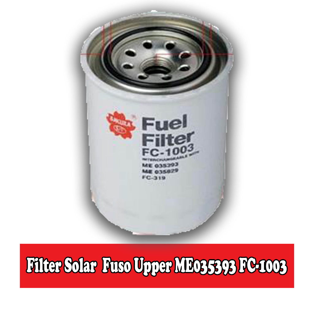 Jual Filter Solar / Fuel Filter Fuso Upper ME035393 FC-1003 Sakura ...
