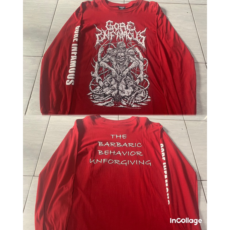 Jual GORE INFAMOUS the barbaric red - Ls ORIGINAL | Shopee Indonesia