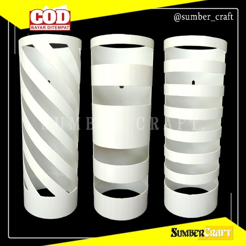 Jual MENTAHAN POLOSAN MINIMALIS 3 Inch Kap Lampu Hias dinding Handmade ...