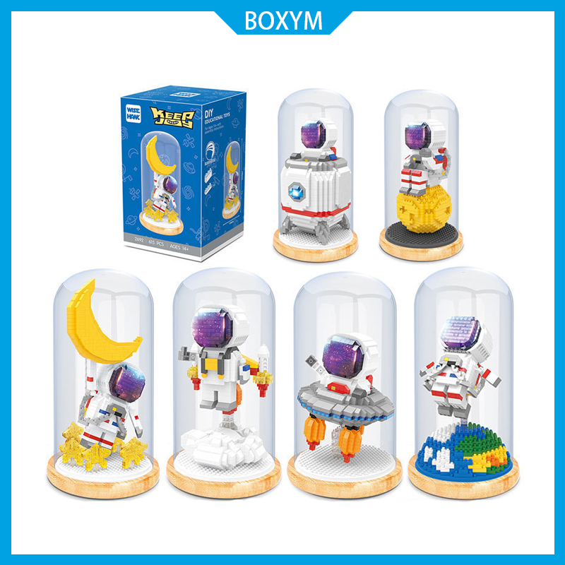 Jual DIY Space Astronot Nano Blok Mainan Mikro-partikel Balok Susun 3D ...