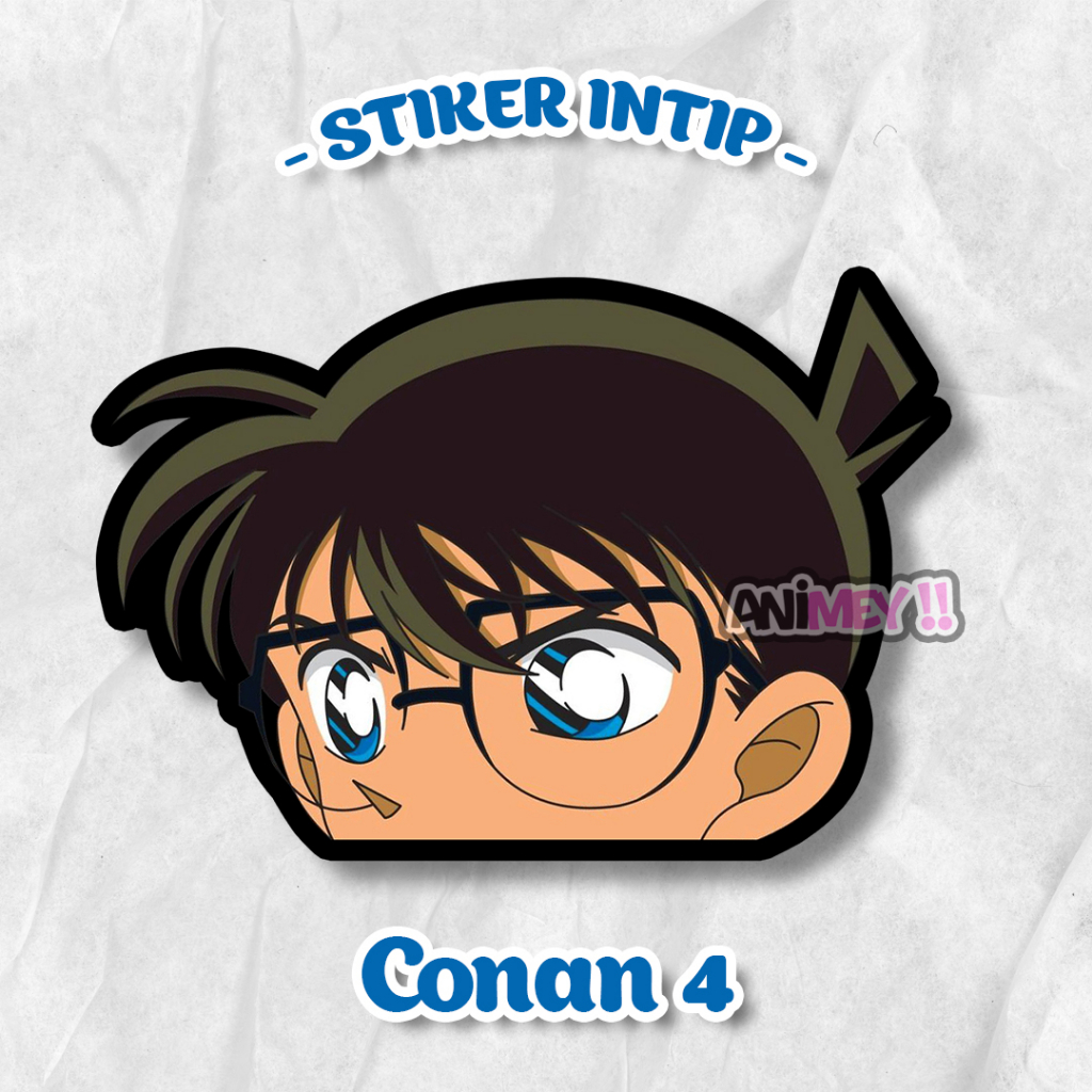 Jual Stiker Intip Detective Conan / Sticker Anime Waterproof | Shopee ...