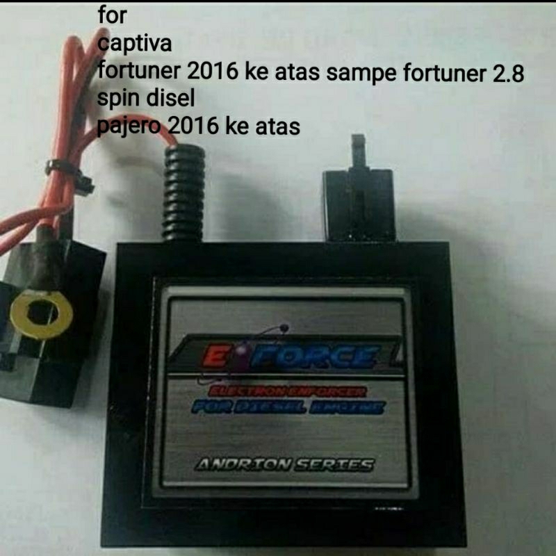 Jual eforce piggyback remap ecu fortuner gr pajero spin captivae e ...