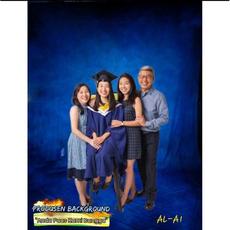 Jual Kain Background Abstrak Biru Studio Foto Indoor Backdrop Photo ...