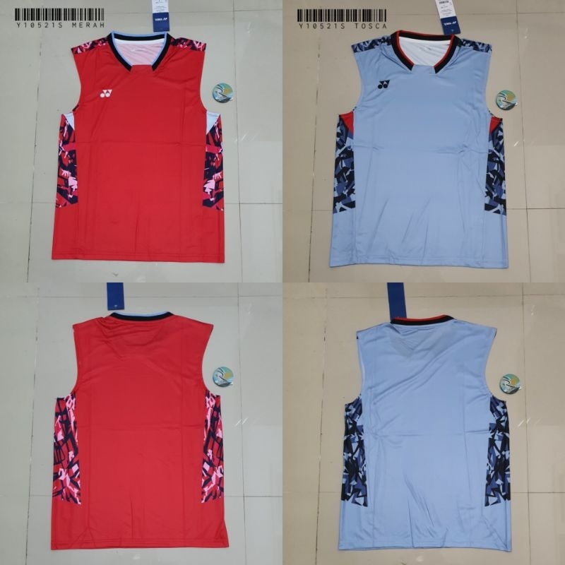Jual Y10521S KAOS BADMINTON SINGLET BAJU BULU TANGKIS OLAHRAGA | Shopee Indonesia