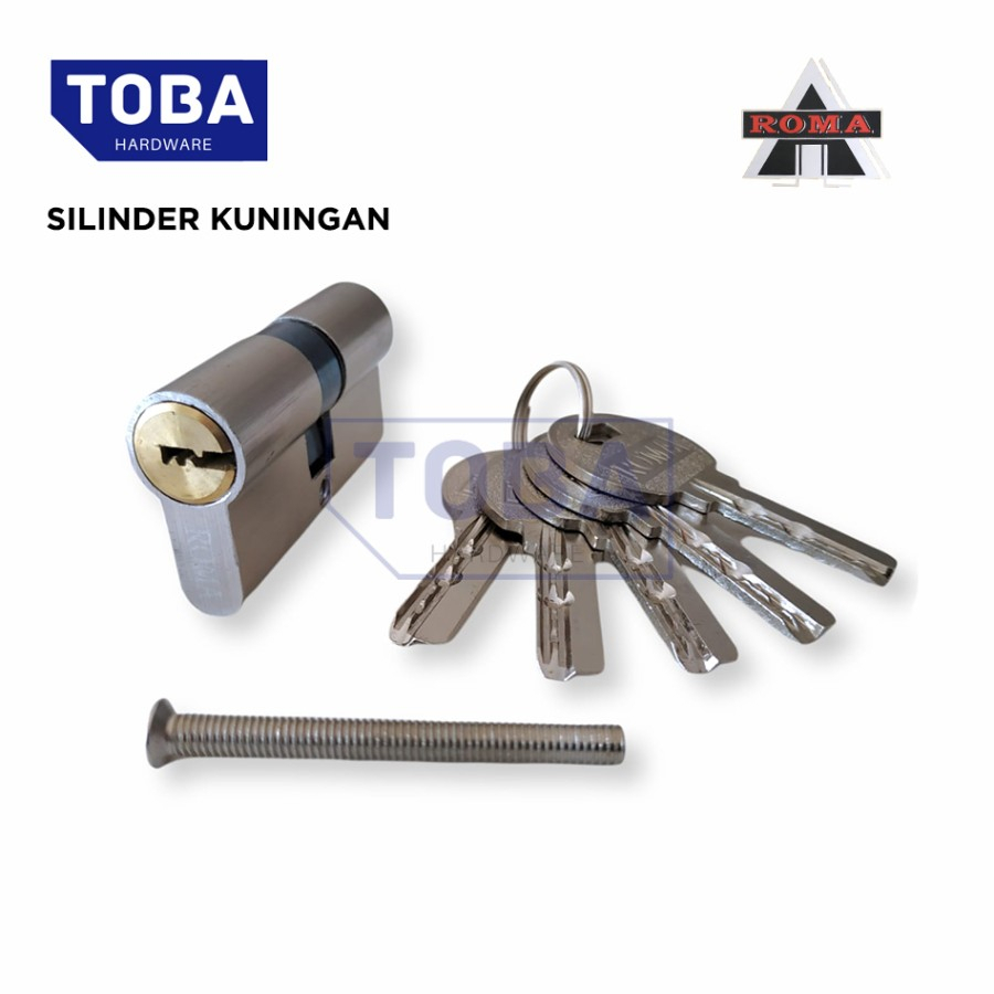 Jual Silinder Kunci Pintu Rumah Sedang 60 x 30 mm Besar 60 x 33 mm ...