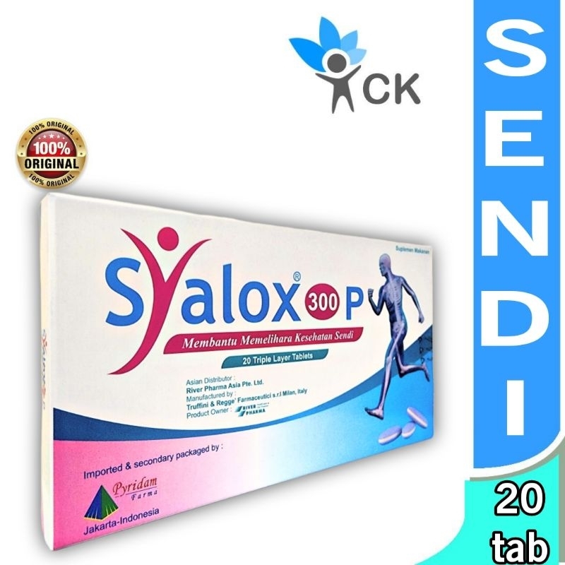 Jual SYALOX 300P BOX ISI 20 TABLET suplemen kesehatan sendi | Shopee ...