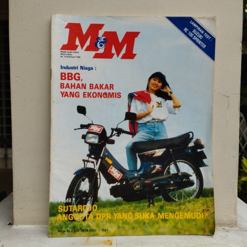 Jual Majalah Mobil dan Motor - Laporan Test Suzuki RC 100 Sprinter ...
