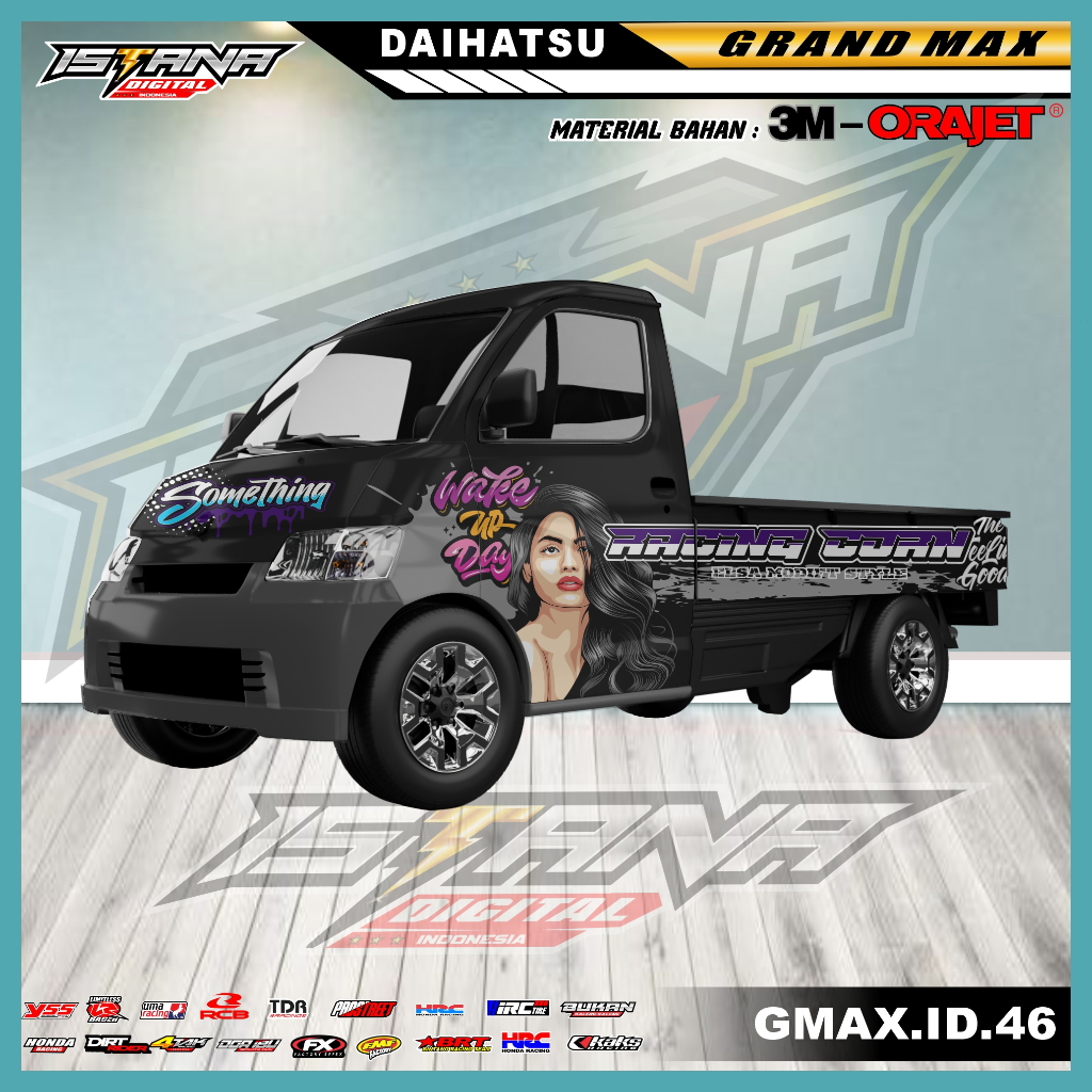 Jual DECAL STICKER Daihatsu Grand Max Pickup FULL BODY - GMAX.ID.46 ...
