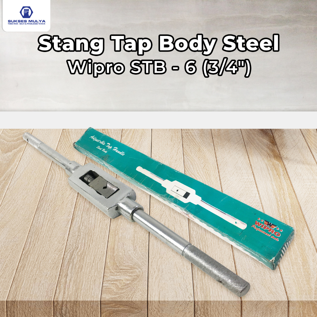 Jual WIPRO Stang Tap 3/4 Stang Hand Tap M6 - M20 Gagang Hand Tap | Shopee Indonesia