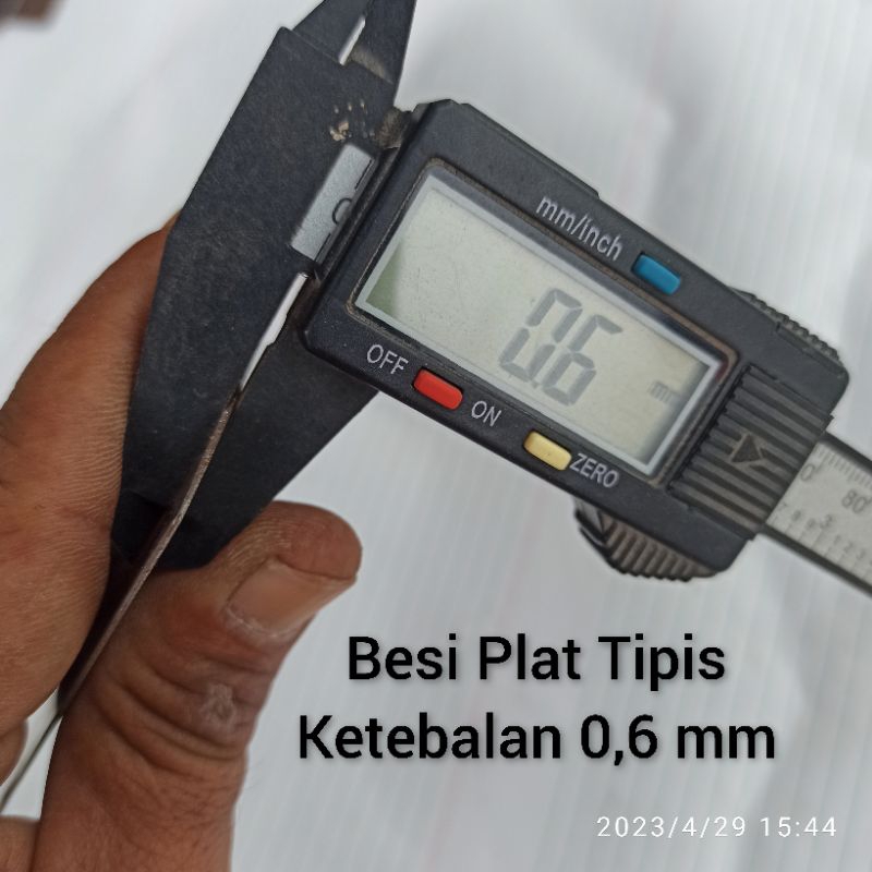 Jual Besi Plat Tipis Ketebalan 0.6 mm Panjang 24 cm Lebar 10 cm 12 cm 14 cm | Shopee Indonesia