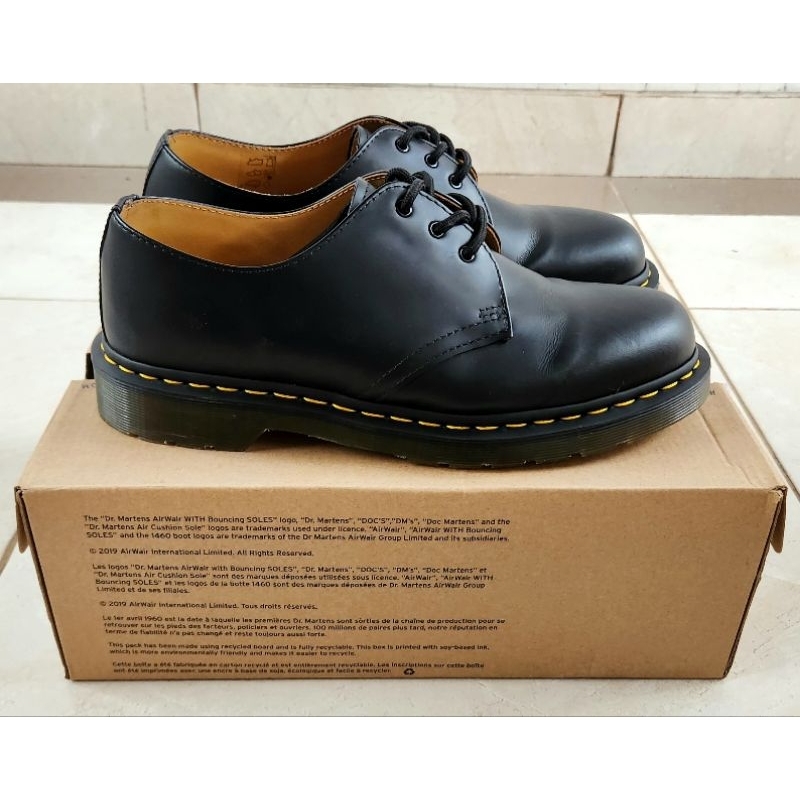 Jual Dr Martens 1461 Black Smooth Docmart | Shopee Indonesia