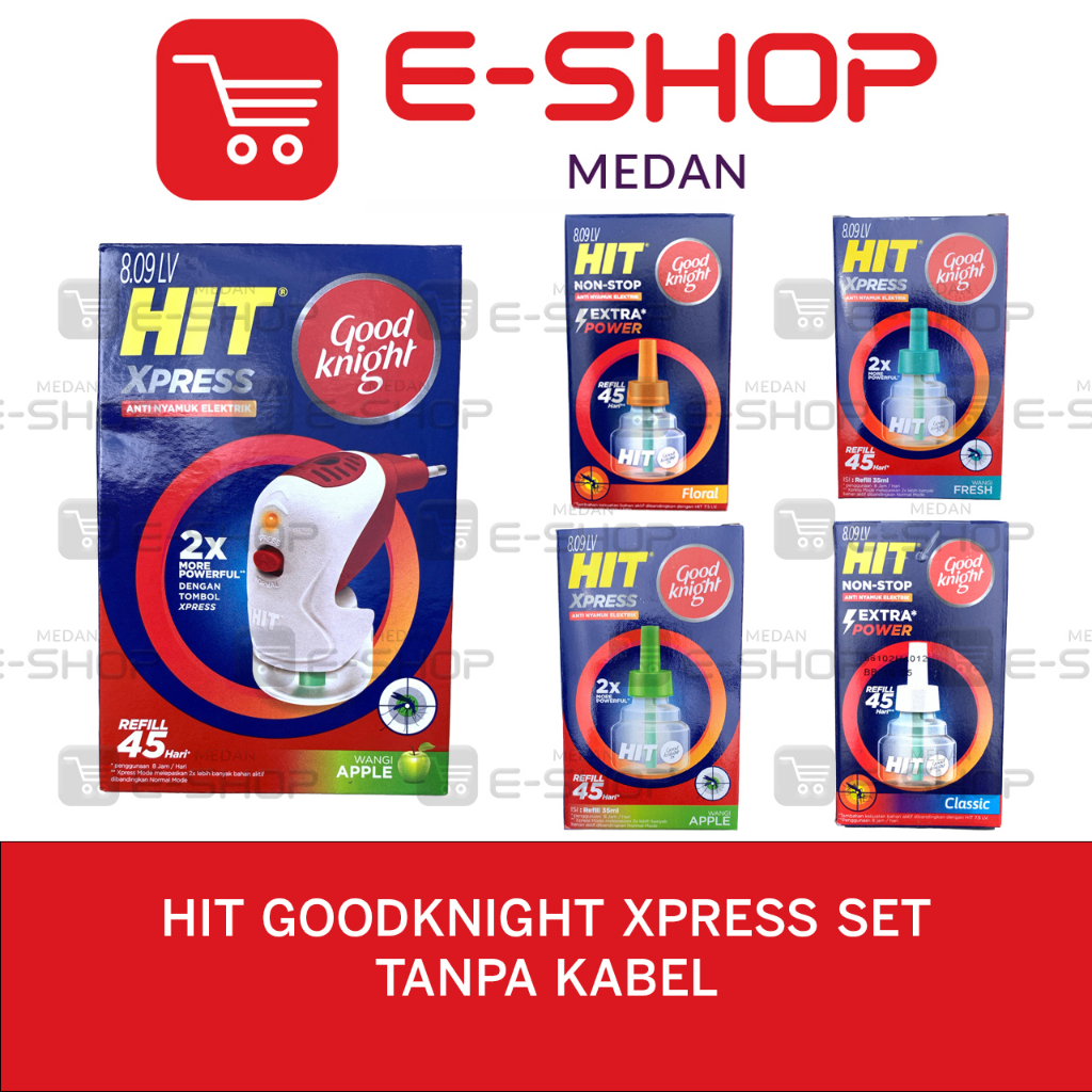 Jual Hit Good knight Express Set Elektrik Anti Nyamuk Free Refill ...