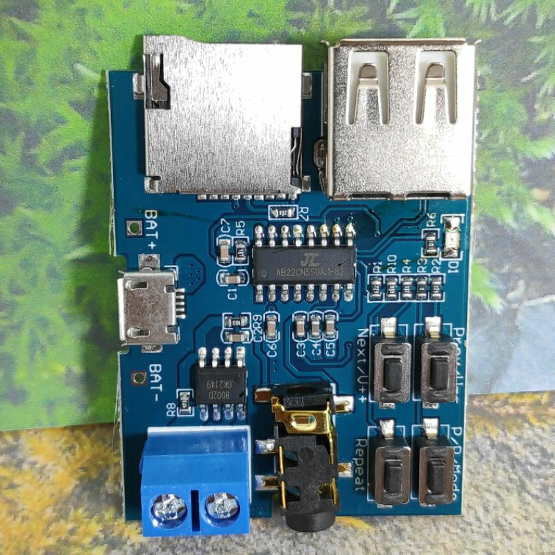 Jual modul MP3 player decoder player FDD & TF Audio Player Modulator ...