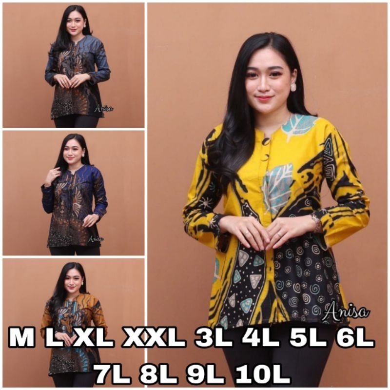Jual Batik atasan jumbo BIG SIZE JUMBO XXL XXXL 3L 4L 5L MURAH BATIK JUMBO COUPLE "M,L,XL,XXL ...
