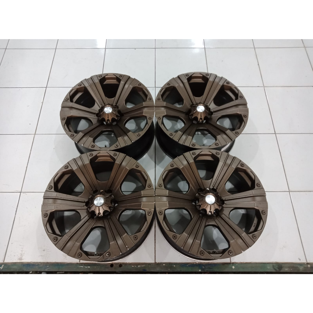 Jual pelek mobil racing pajero fortuner hilux ford ranger merk EMR ring ...