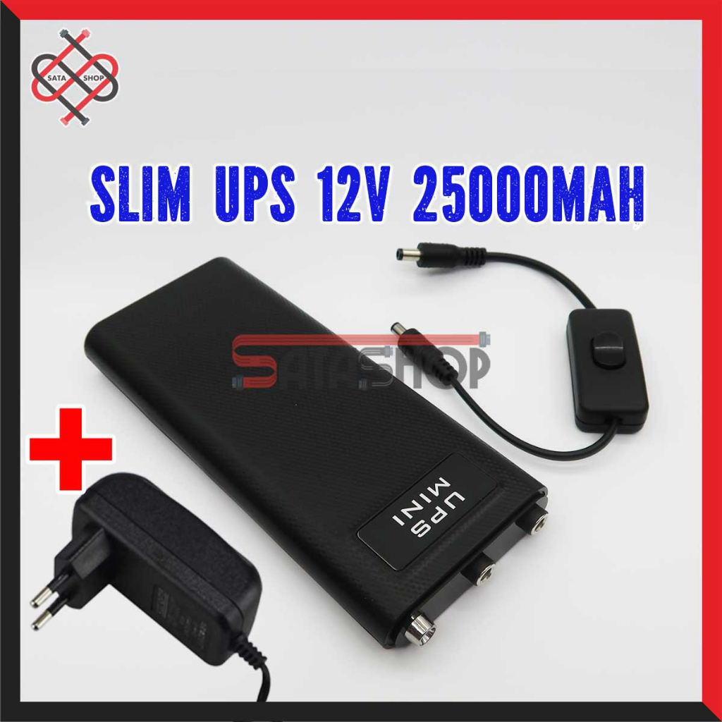Jual SLIM Smart Portable Mini UPS 12V - 15000mAh - 20000mAh - 25000mAh ...