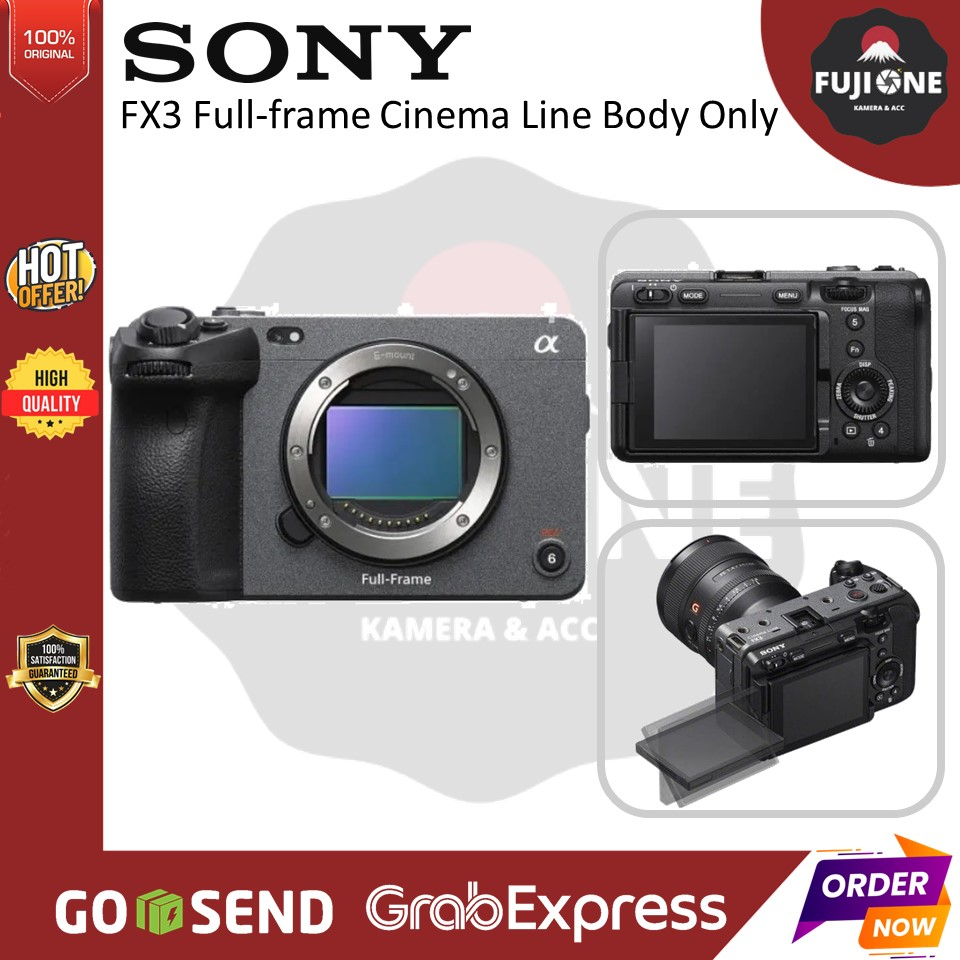Jual Sony FX3 Full-Frame Cinema Camera | Shopee Indonesia