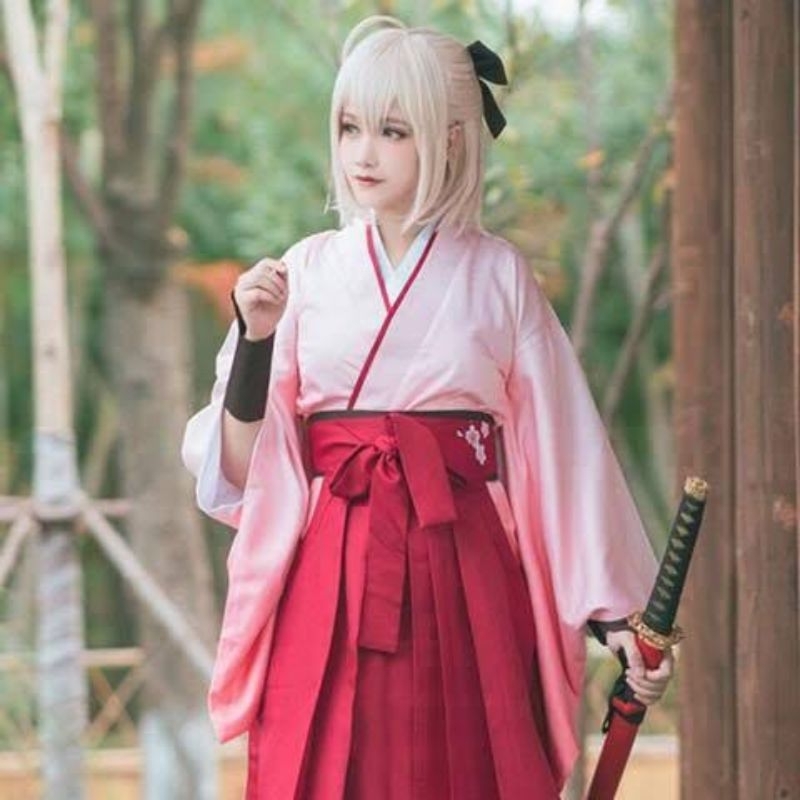 Jual KOSTUM COSPLAY OKITA SOUJI (FATE GRAND ORDER/FGO) | Shopee Indonesia