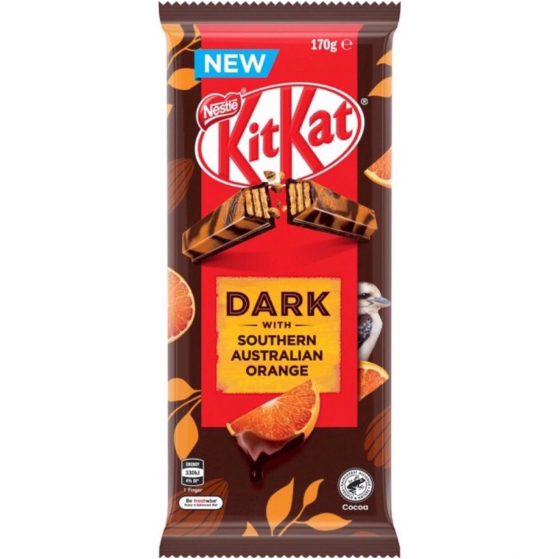 Jual Nestle Kit Kat Australia Gold Dark Orange Triple Coklat Cookie ...