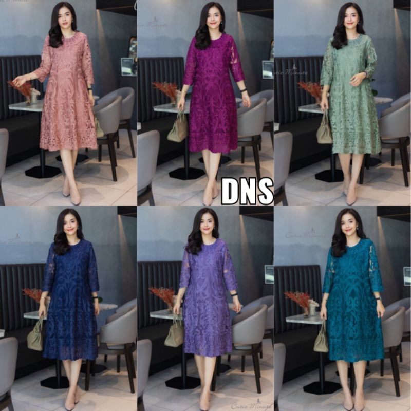 Jual [premium] Cutie Minute Dress Brukat Bangkok Shopee Indonesia