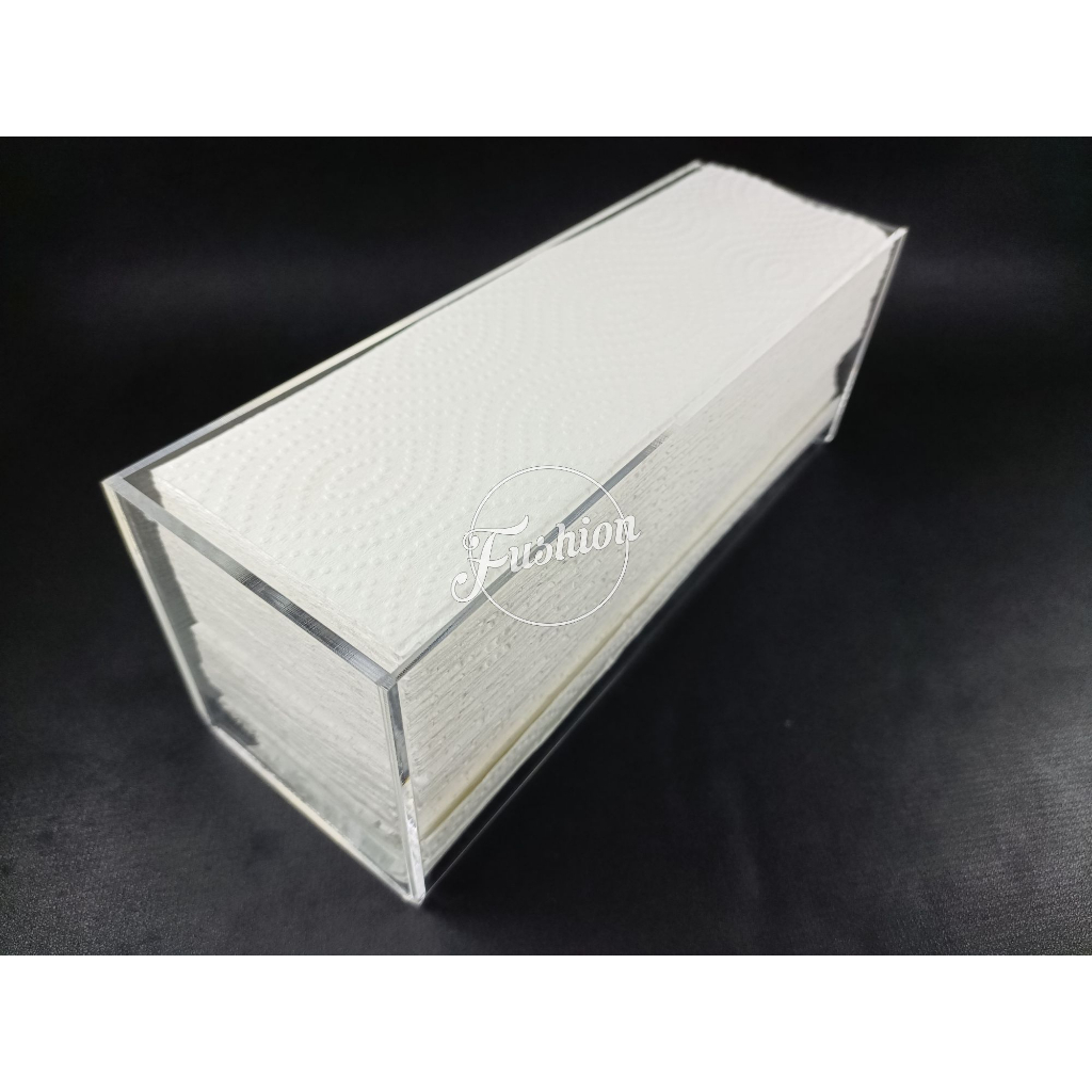 Jual Akrilik (Acrylic) Box Tempat Tissue Wastafel Handtowel Transparan ...