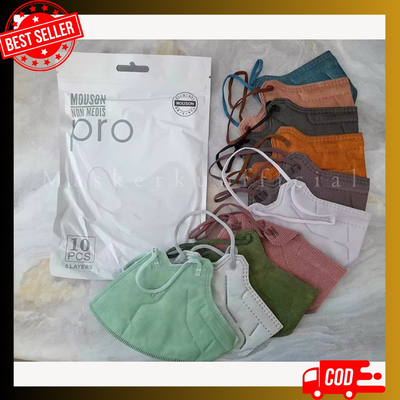 Jual Masker KN95 Mouson PRO isi 10 pcs / Kn95 pro Mouson / KN95 ...