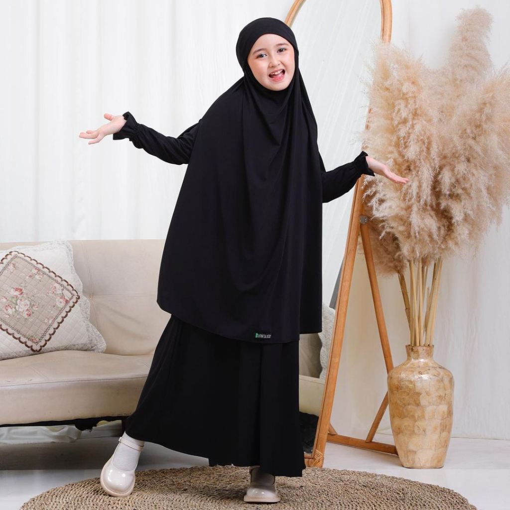 Jual Gamis Anak Perempuan full set french khimar New Fatimah Set by ...