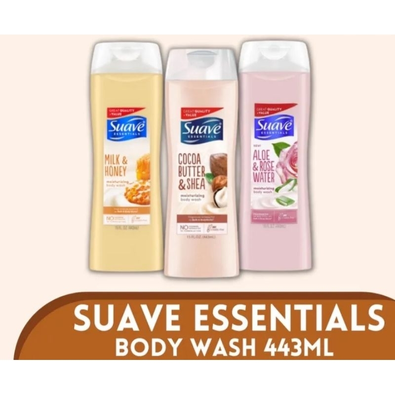 Jual Suave Essentials Body Wash 443ml | Shopee Indonesia