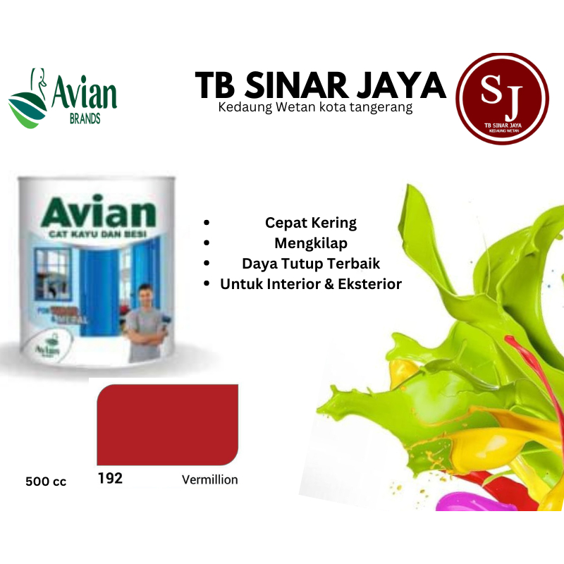 Jual Cat Kayu dan Besi Avian 500cc / Cat Minyak Sintetis -192 ...