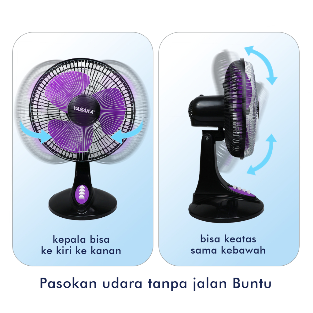 Jual KIPAS ANGIN DINDING MEJA 2 IN 1YASAKA 12 INCH wall fan/elektronik ...