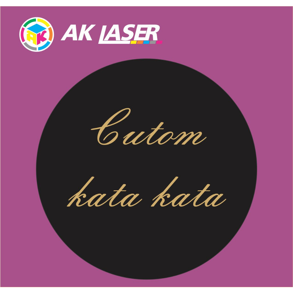 Jual AKRILIK CUSTOM AKRILIK BULAT CUSTOM KATA KATA | Shopee Indonesia