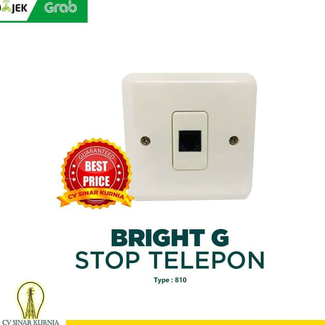 Jual Stop Kontak Telepon Socket Telepon Dinding Colokan telepon Inbow ...