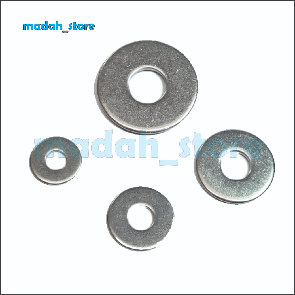 Jual Ring Plat Lebar M4-M8 Stainless | Shopee Indonesia