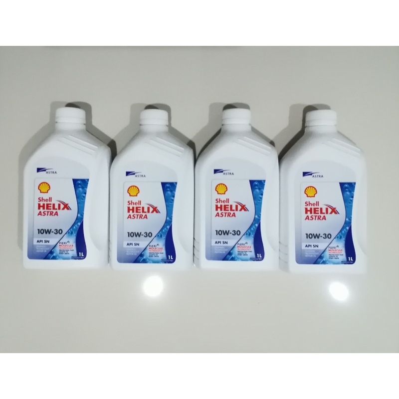 Jual Oli Shell Helix Astra Oil 10W30 1 Liter | Shopee Indonesia