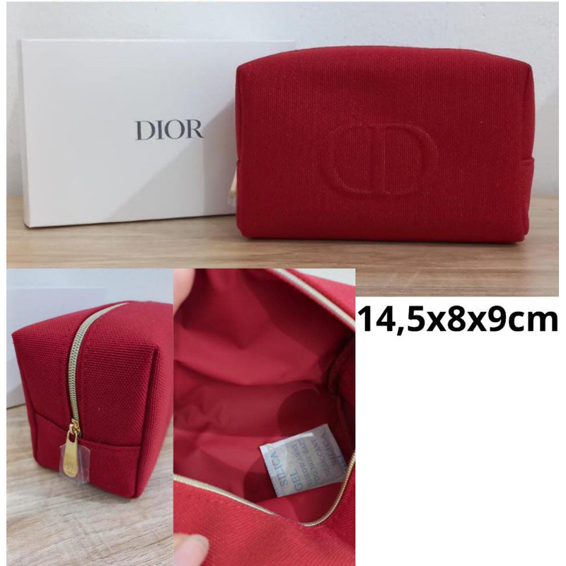 Jual Pouch red Dior original with box | Shopee Indonesia