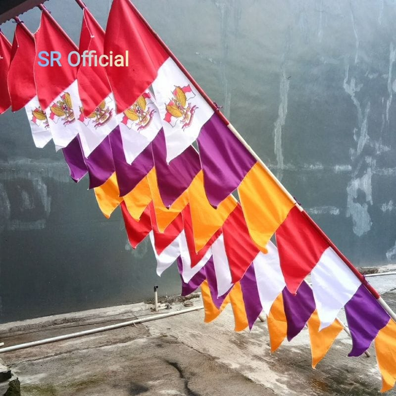 Jual Umbul Umbul Merah Putih geraji 8 daun Bendera Merah Putih Garuda Paket 1 kodi 20 pcs ...