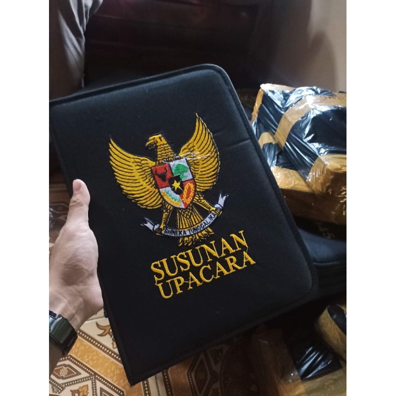 Jual Map upacara bordir isi 5 pcs perlengkapan map upacara bordil map ...