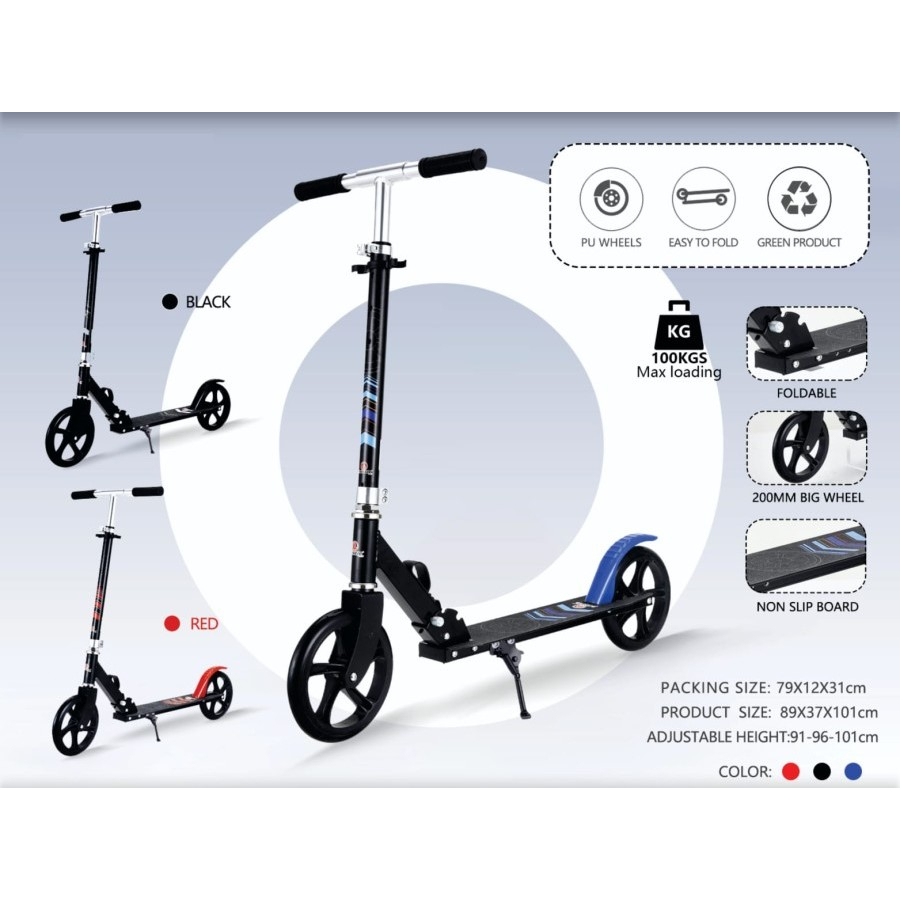 Jual Scooter Exotic ST-2022 2rd besar Skuter Otoped Sekuter Otopet Anak ...