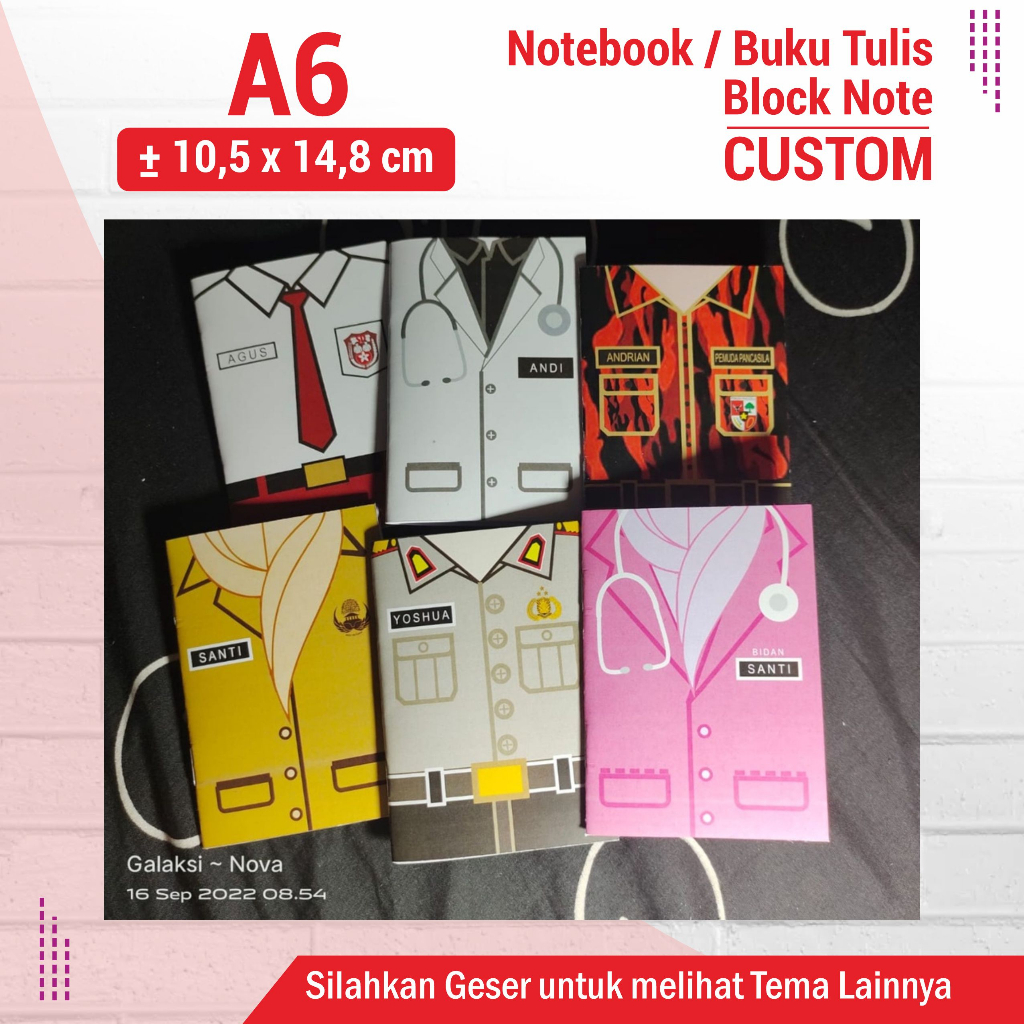 Jual AESTHETIC BOOK MINI CUSTOM NOTE BOOK CUTE MINI BOOK NOTE NOTEPAD ...