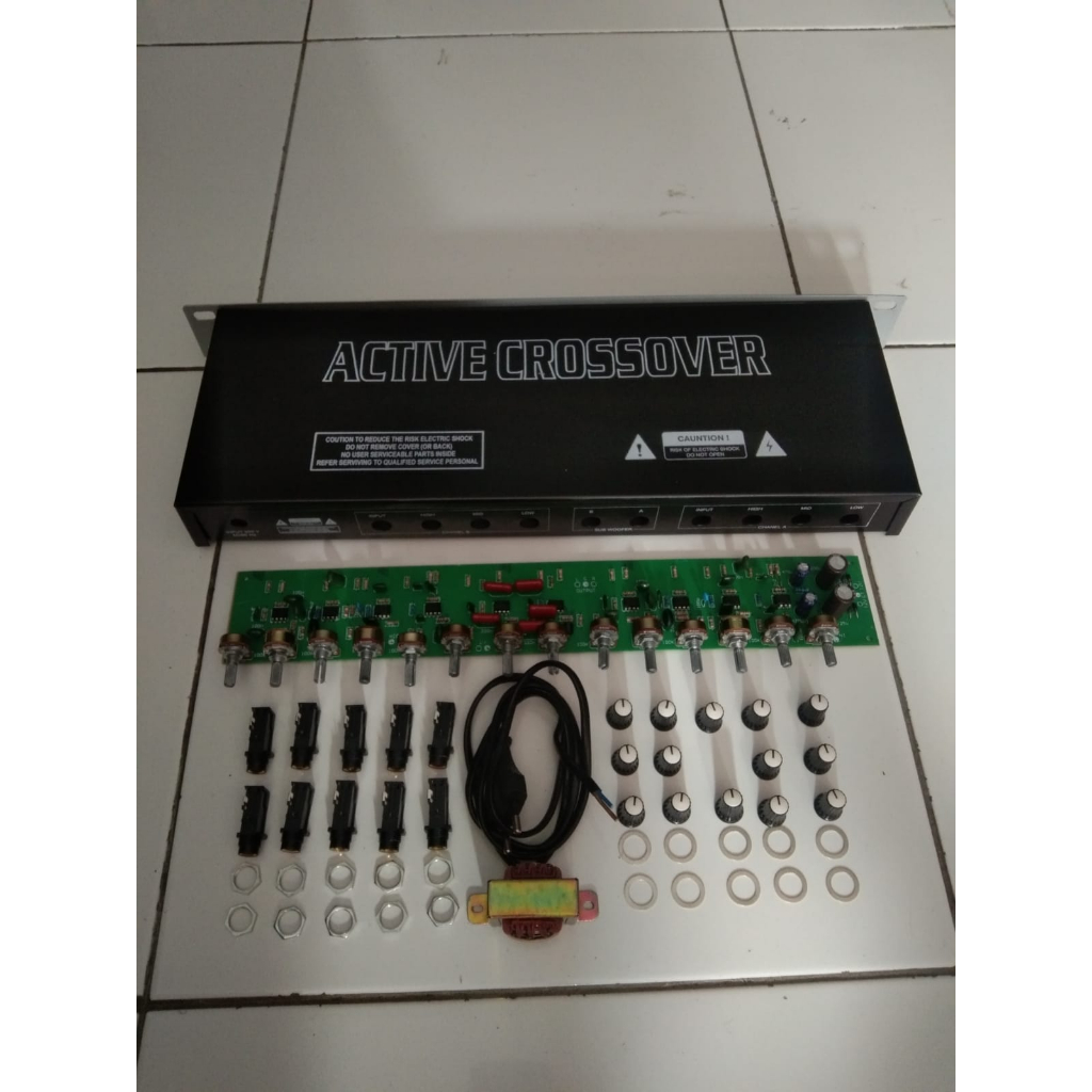 Jual paket crossover aktif 4 way subwoofer siap rakit | Shopee Indonesia