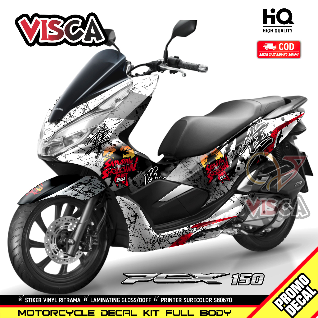 Jual Decal Pcx 150 Full Body Stiker Pcx 150 Terbaru 2022 Dekal Pcx Full ...