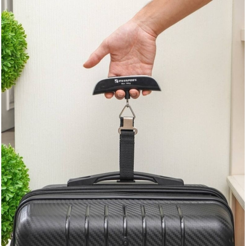 Jual TIMBANGAN KOPER DIGITAL LAYAR LCD PASSPORT 50 KG | Shopee Indonesia