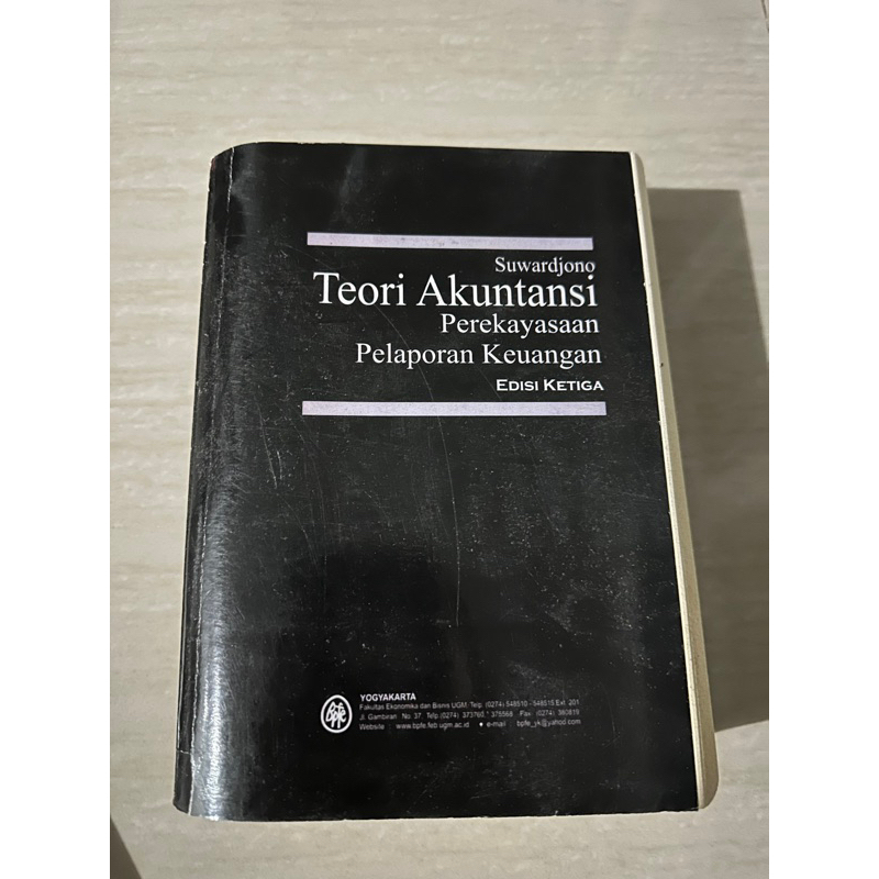 Jual buku Suwardjono Teori Akuntansi Perekayasaan Pelaporan Keuangan ... Jual buku Suwardjono Teori Akuntansi Perekayasaan Pelaporan Keuangan ...