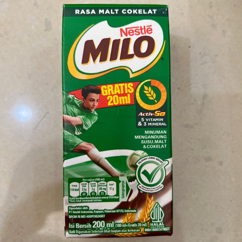 Jual Minuman Susu Milo UHT Coklat Tanggung | Shopee Indonesia