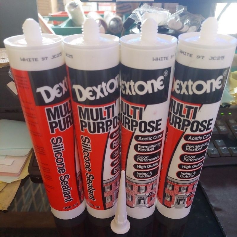 Jual Silikon Sealant Dextone Multi Purpose PUTIH | Shopee Indonesia