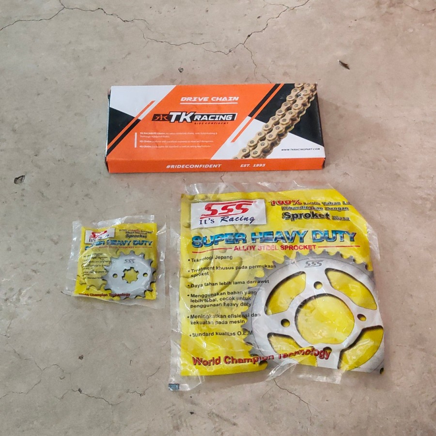 Jual Gear set W175 Rantai TK Racing | Shopee Indonesia