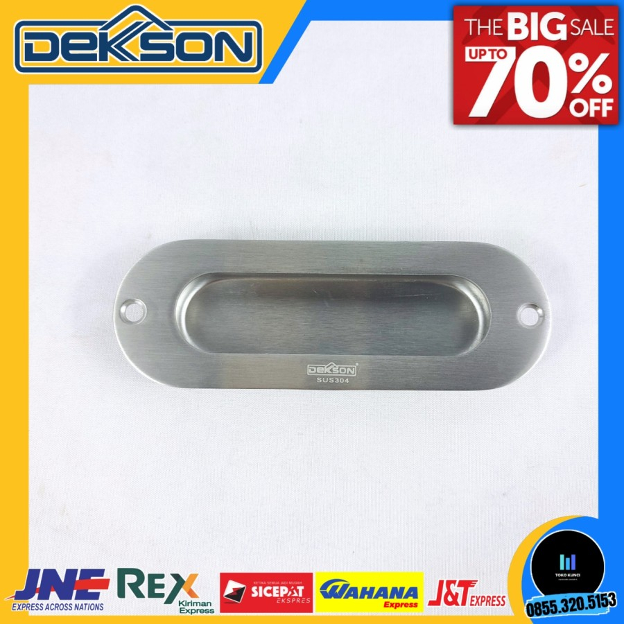 Jual Handle Dekkson HDL PP 012 SSS Pull Plate / Handle Tarikan Tanam ...