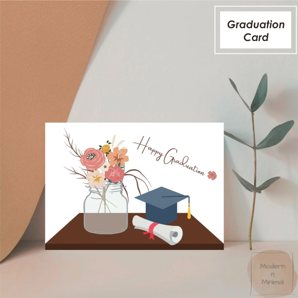 Jual (Isi 50 Pcs) Happy Graduation Card / Kartu Ucapan Selamat ...
