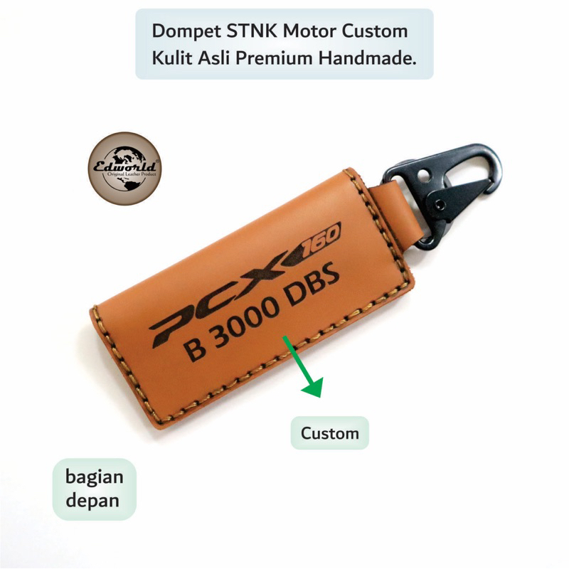 Jual Dompet STNK Motor Kulit Asli Custom | Shopee Indonesia