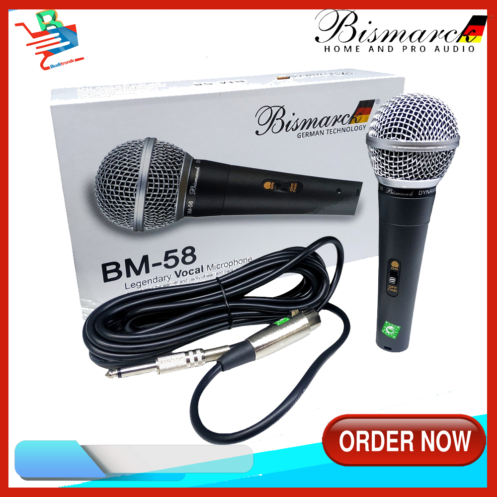 Jual Mic Bismarck Bm-58 Vocal microphone BM58 Original | Shopee Indonesia